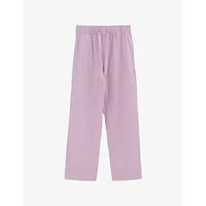 Tekla Sleep Pant In Purple Pink Stripes - 25% Off | Editorialist